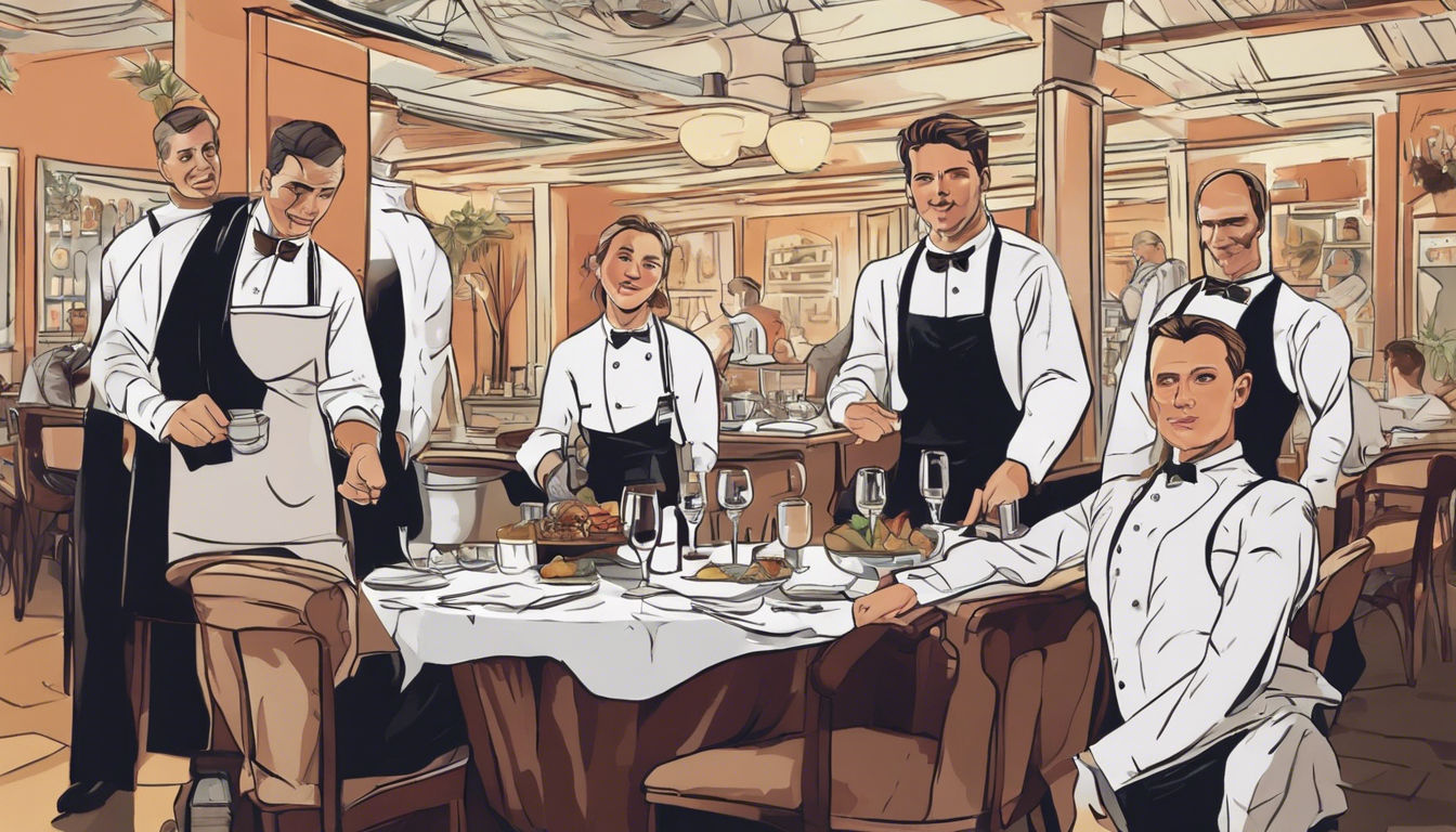 Découvrez le salaire moyen d'un chef de rang en restaurant